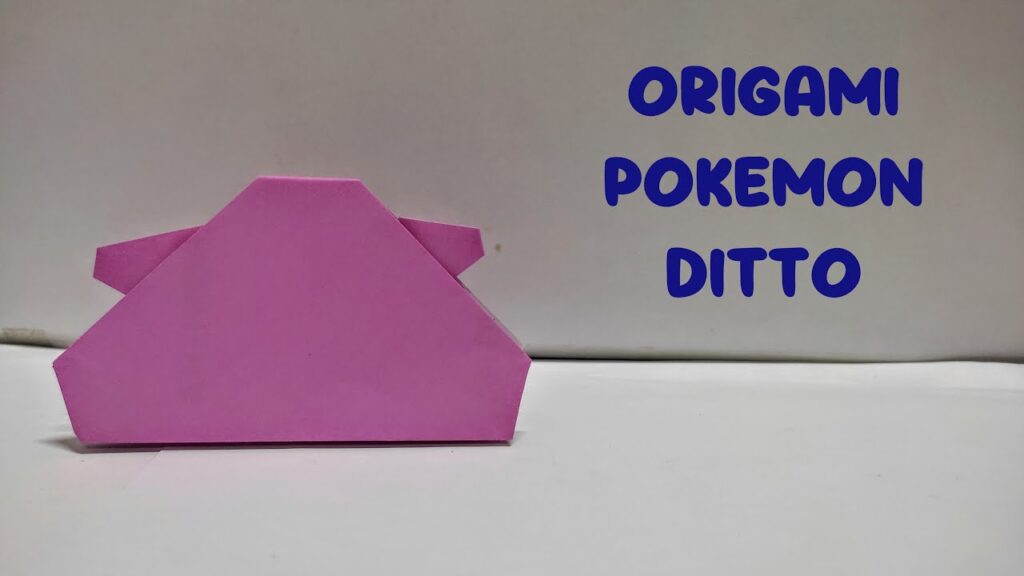 How to make Pokemon Ditto Easy – Origami Pokemon Ditto (Pokemon Go ...