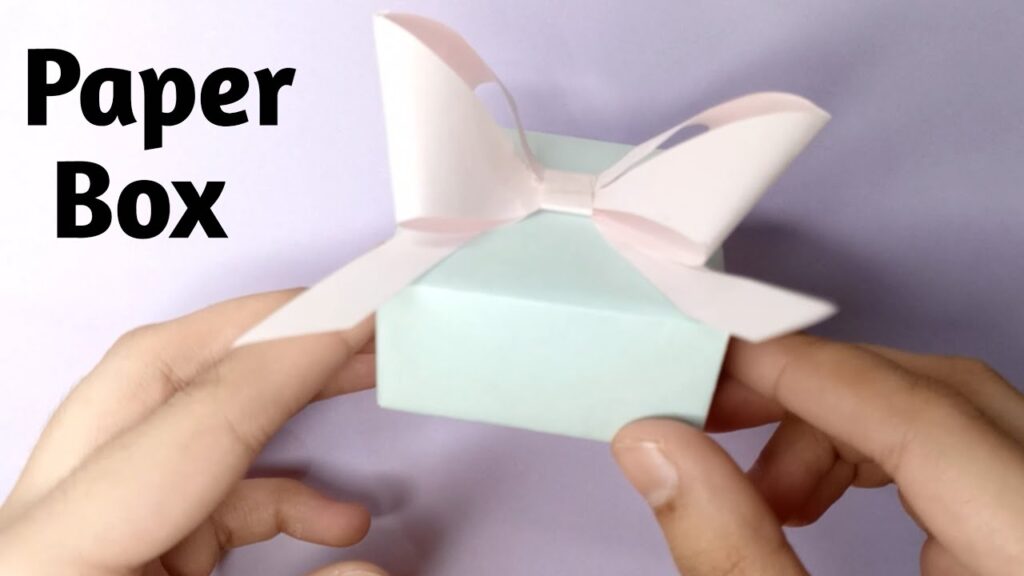 How to make a Paper Box | Easy Step by Step tutorial for kids | Paper ...