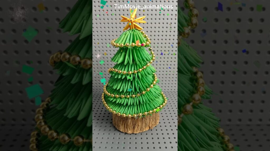 Origami “Christmas tree” #origamichristmastree#origami #origamicraft# ...