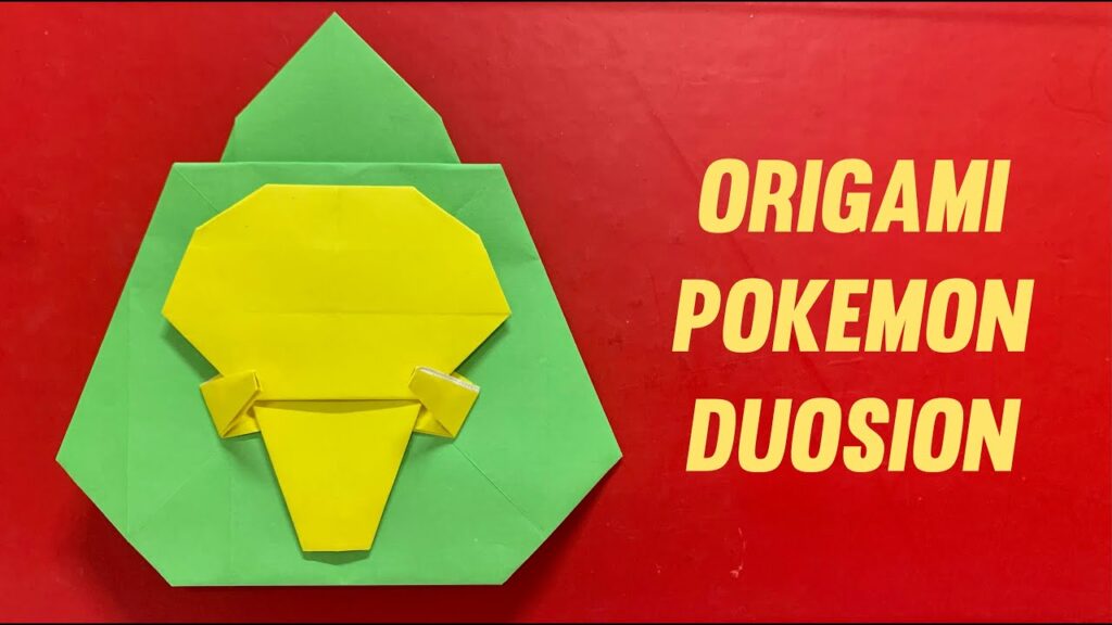 Origami Pokemon Duosion | How To Make Pokemon Duosion (Pokemon Go ...