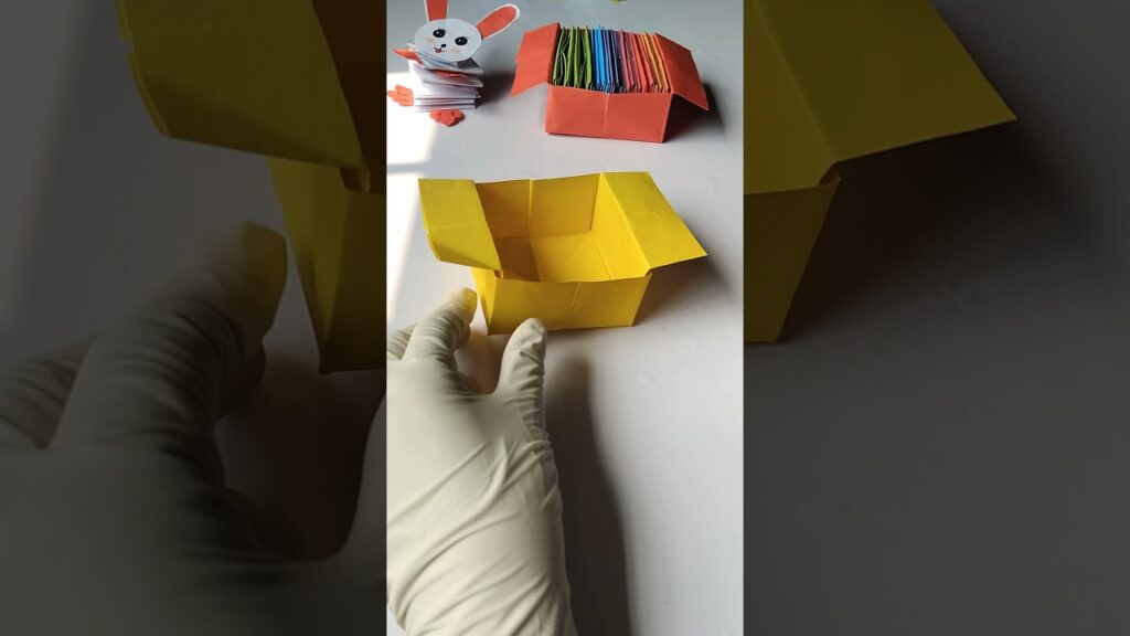 DIY Foldable Paper Box. #craft #shorts #youtubeshorts #diy #cute # ...
