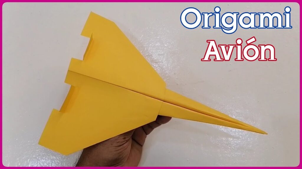 Origami Avión – Como hacer un Avión de papel fácil que vuelen lejos y ...