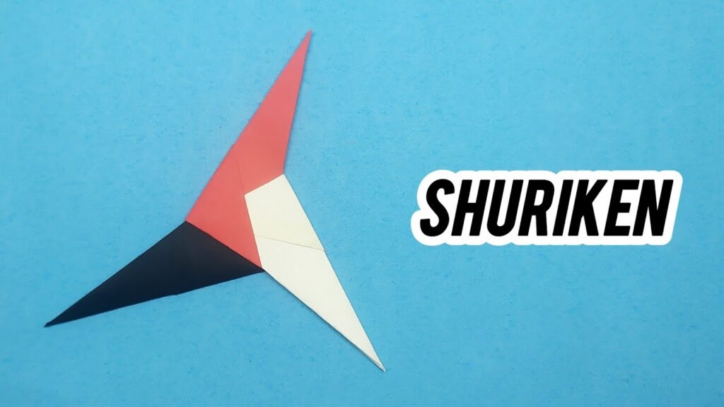 Cara Buat Shuriken dari Kertas – Origami Shuriken Ninja Star – Origami ...