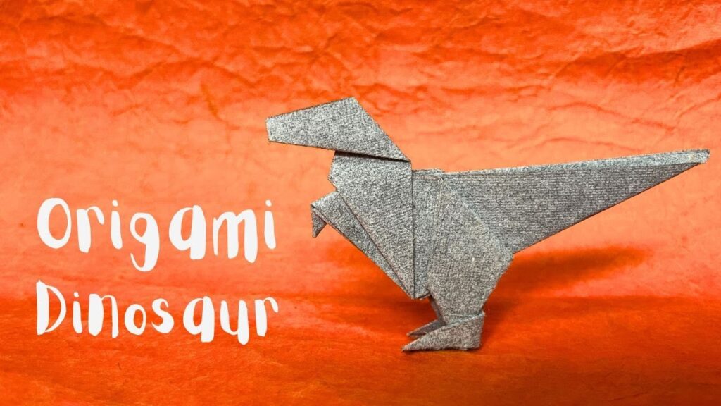 Easy Origami Dinosaur | How To Make Paper Dinosaur | InnoVatioNizer # ...