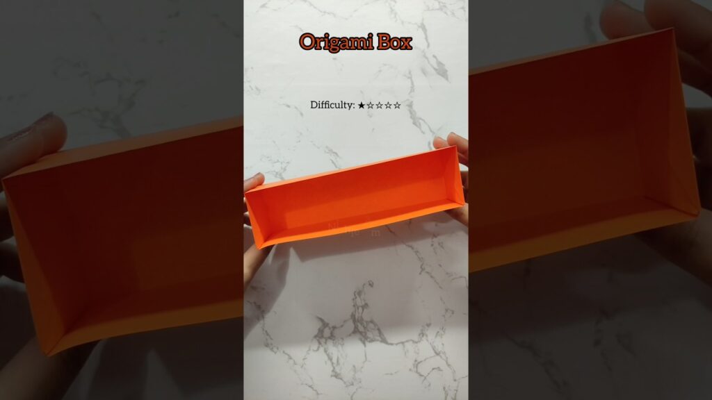 Easy Origami Rectangular Box | No Glue Paper Craft #shorts – Nishiegami ...