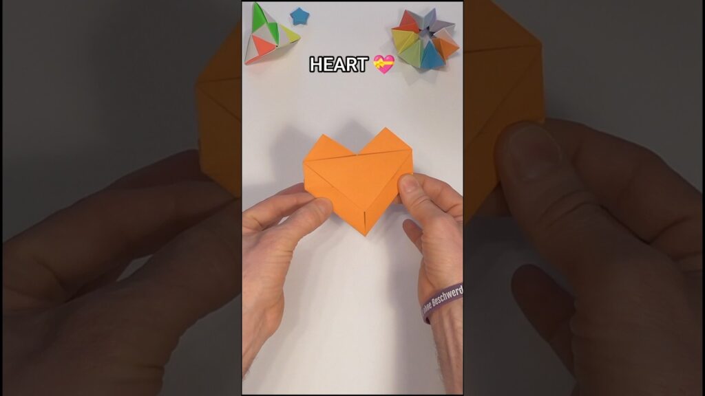 HOW TO MAKE HEART ORIGAMI INSTRUCTION | EASY PAPER HEART CRAFTING INCL ...