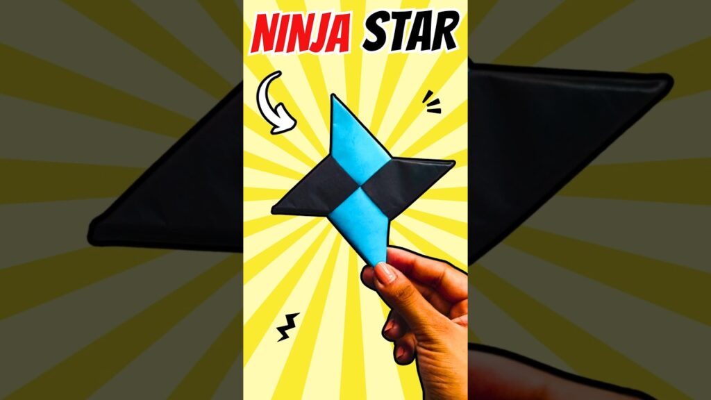 How to Make a Ninja Star With Paper #papercrafts – RIYAlistic | 折り紙モンスター