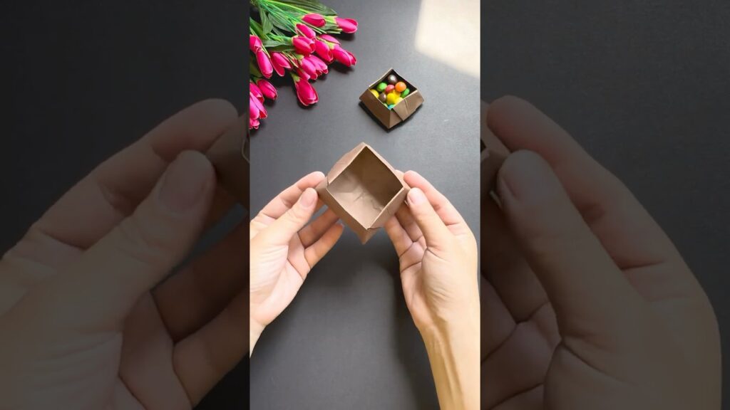 “Mind-Blowing Origami Candy Box DIY!” #origami #boxidea #craftbox ...