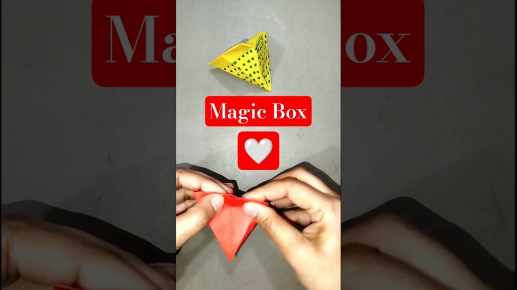 magic paper box | cute paper box | #cutebox #stylishbox #diy #origami # ...