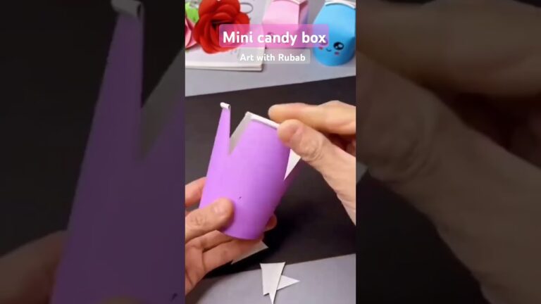 paper cup mini candy box/diy crafts/ArtwithRubab/paper cup Craft ideas ...