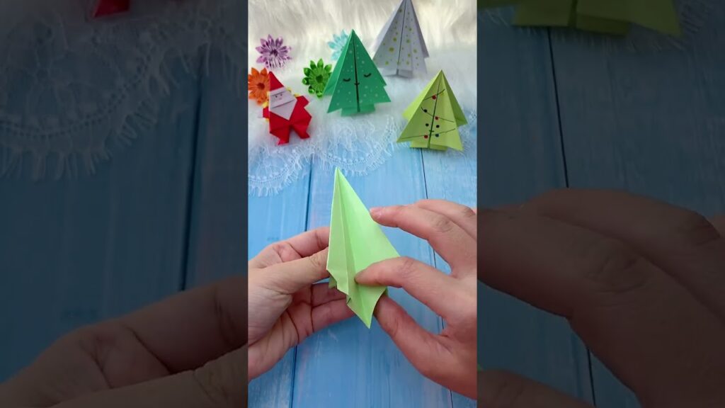 How to Make a Paper Christmas | No Glue | Easy Origami Christmas Tree ...