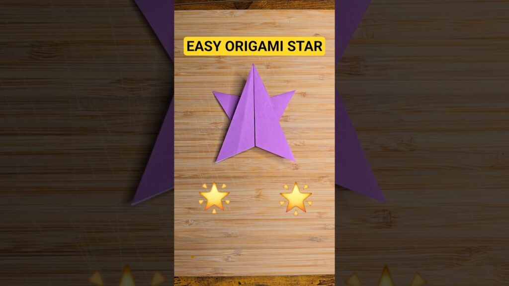 EASIEST Origami STAR for Begginners | meteor shower August 2025 ...