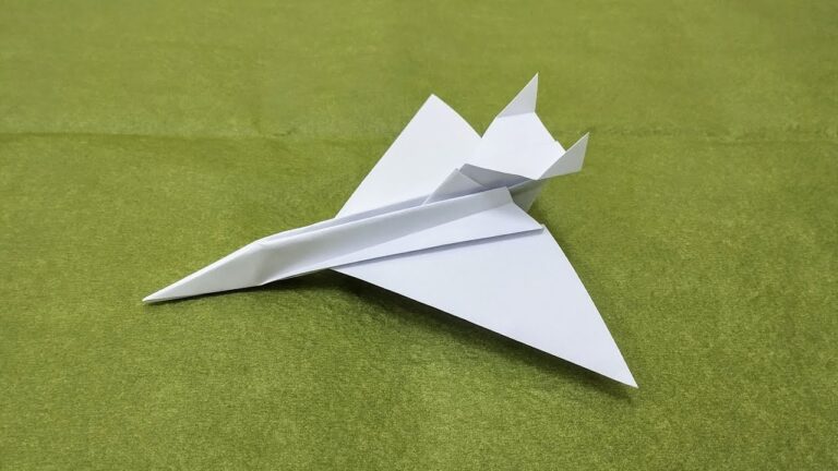 How to make Airplane paper step by step – easy origami | 折り紙モンスター