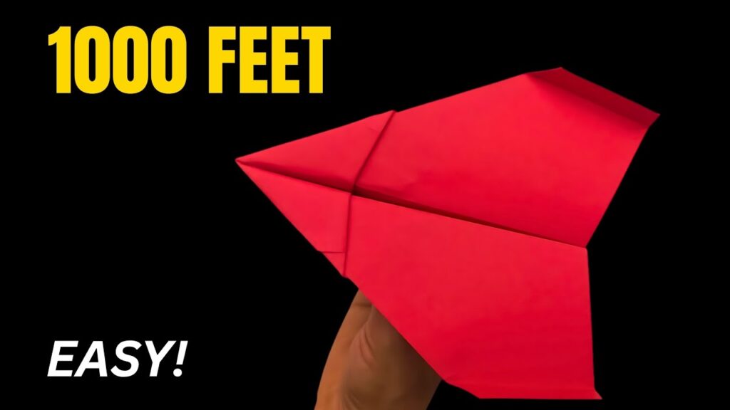 How to Make a Origami Paper Airplane | Paper Airplane That Files Far ...
