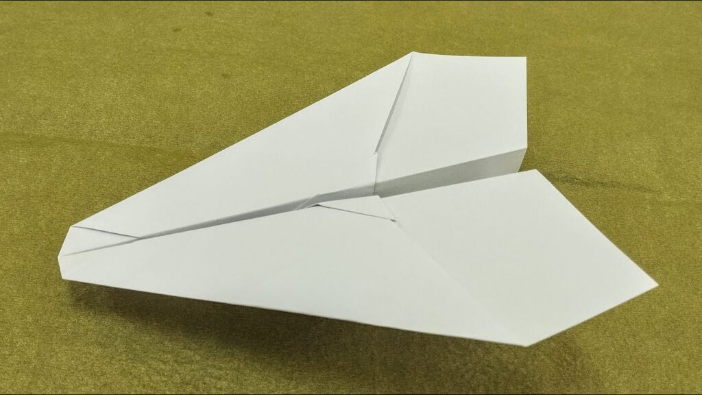 How to make Airplane that fly far – Origami Airplane Paper – easy ...