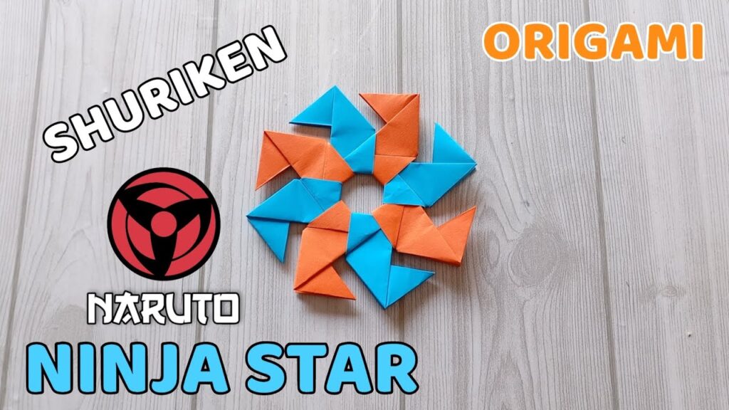 NARUTO SHURIKEN ORIGAMI|HOW TO MAKE A SHURIKEN NINJA STAR TUTORIAL ...