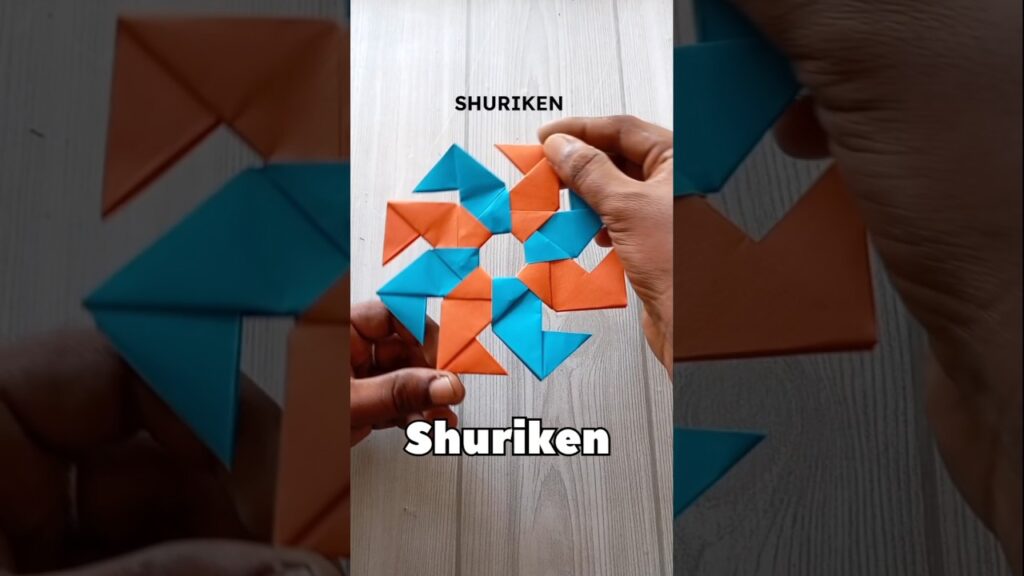SHURIKEN NARUTO ORIGAMI|HOW TO MAKE PAPER SHURIKEN NINJA STAR STEP BY ...