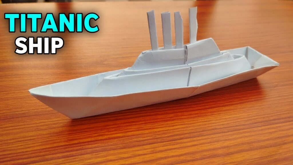 Titanic – simple paper BOAT making |How to make a paper origami SHIP ...