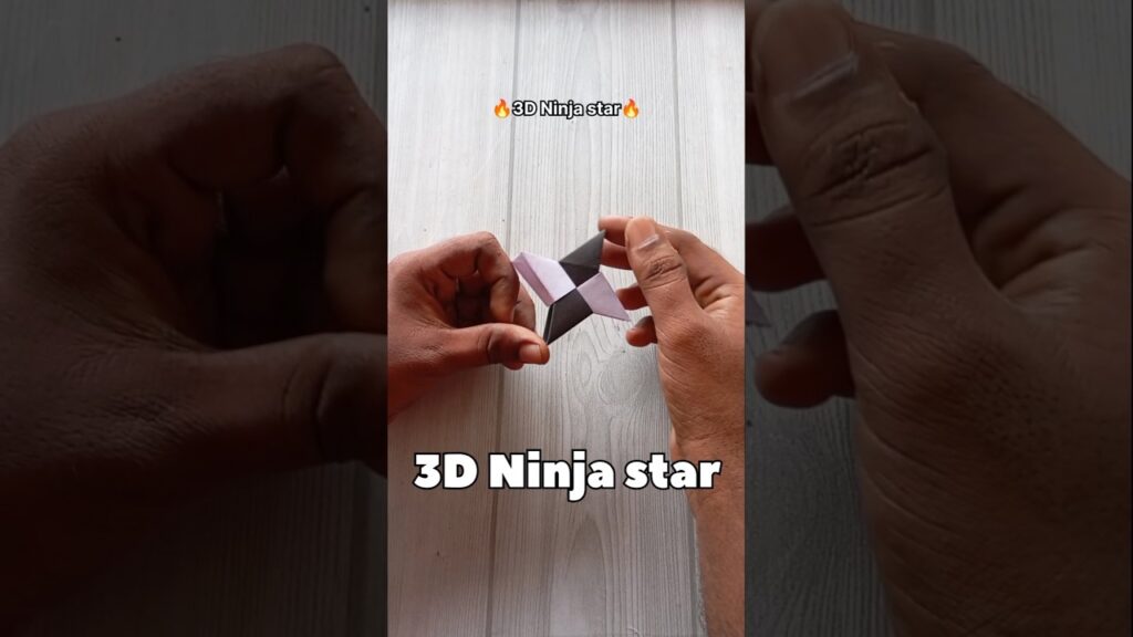 3D NINJA STAR ORIGAMI| PRO LEVEL PAPER 3D NINJA STAR CRAFT|FOLDING ...