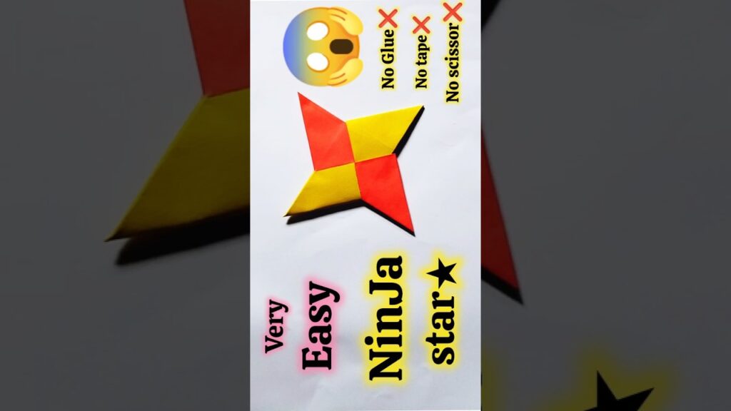 NARUTO ORIGAMI SHURIKEN NINJA STAR PAPER WEAPON TUTUILA | JAPANESE ...