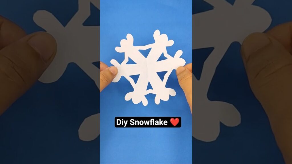 Diy paper Snowflake for Christmas / Easy paper craft tutorial / winter ...