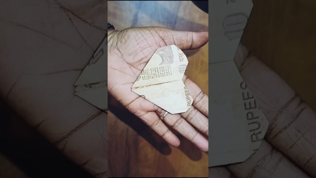 Easy Origami Craft // Money Heart Craft Idea// #diy #origami # ...