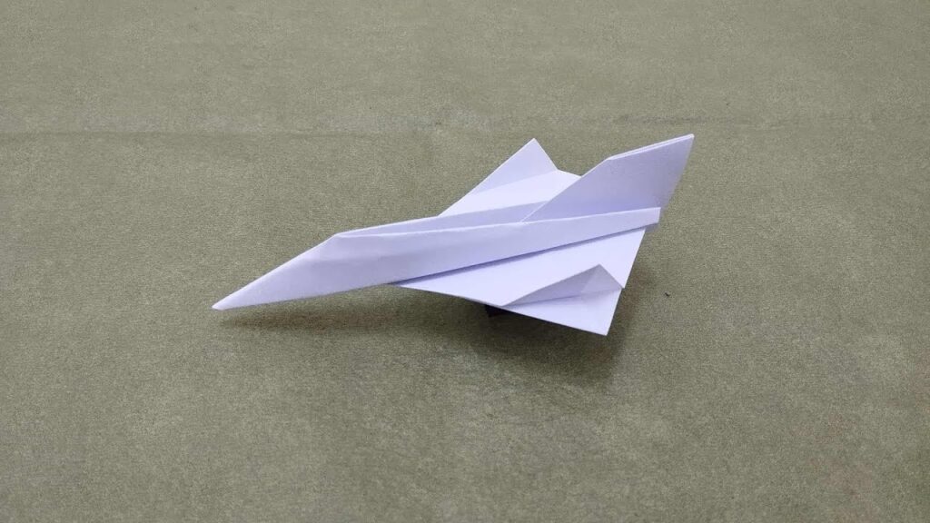 How To Make a Paper Airplane – Origami Airplane Tutorial – Airplane ...
